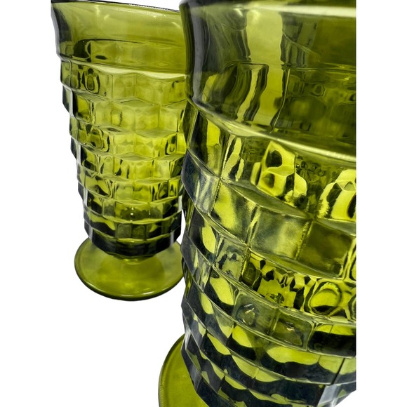 Indiana Glass | Dining | Vintage Whitehall Cubist Indiana Glass ...